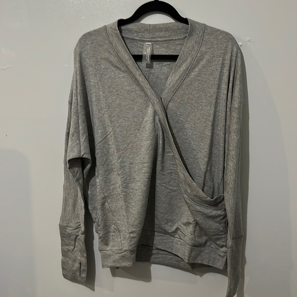 zuda | Tops | Zuda Light Weight Vneck Sweatshirt | Poshmark